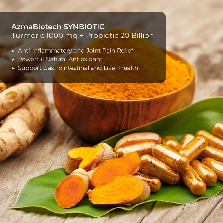 Turmeric + Probiotics Synbiotics - AzmaBiotech